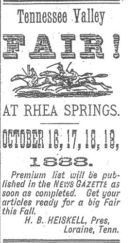 Remembering Rhea Springs: Part 14, The Fair | Lifestyles ...