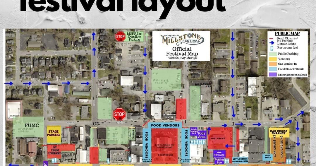 Millstone Festival Map and Layout | Multimedia | richmondregister.com