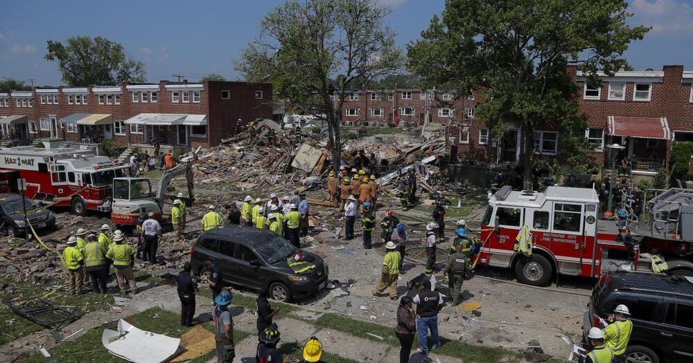1 dead, 4 rescued after gas explosion levels Baltimore homes | News ...