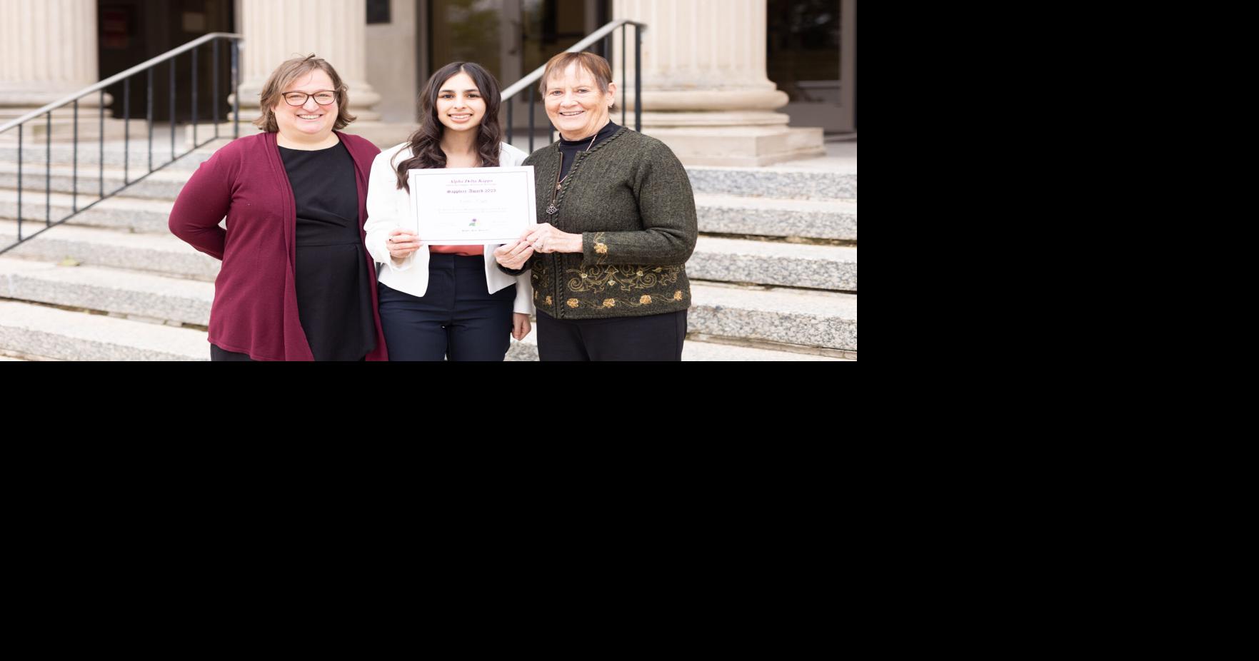 Alpha Eta Chapter presents Sapphire Award | News | richmondregister.com