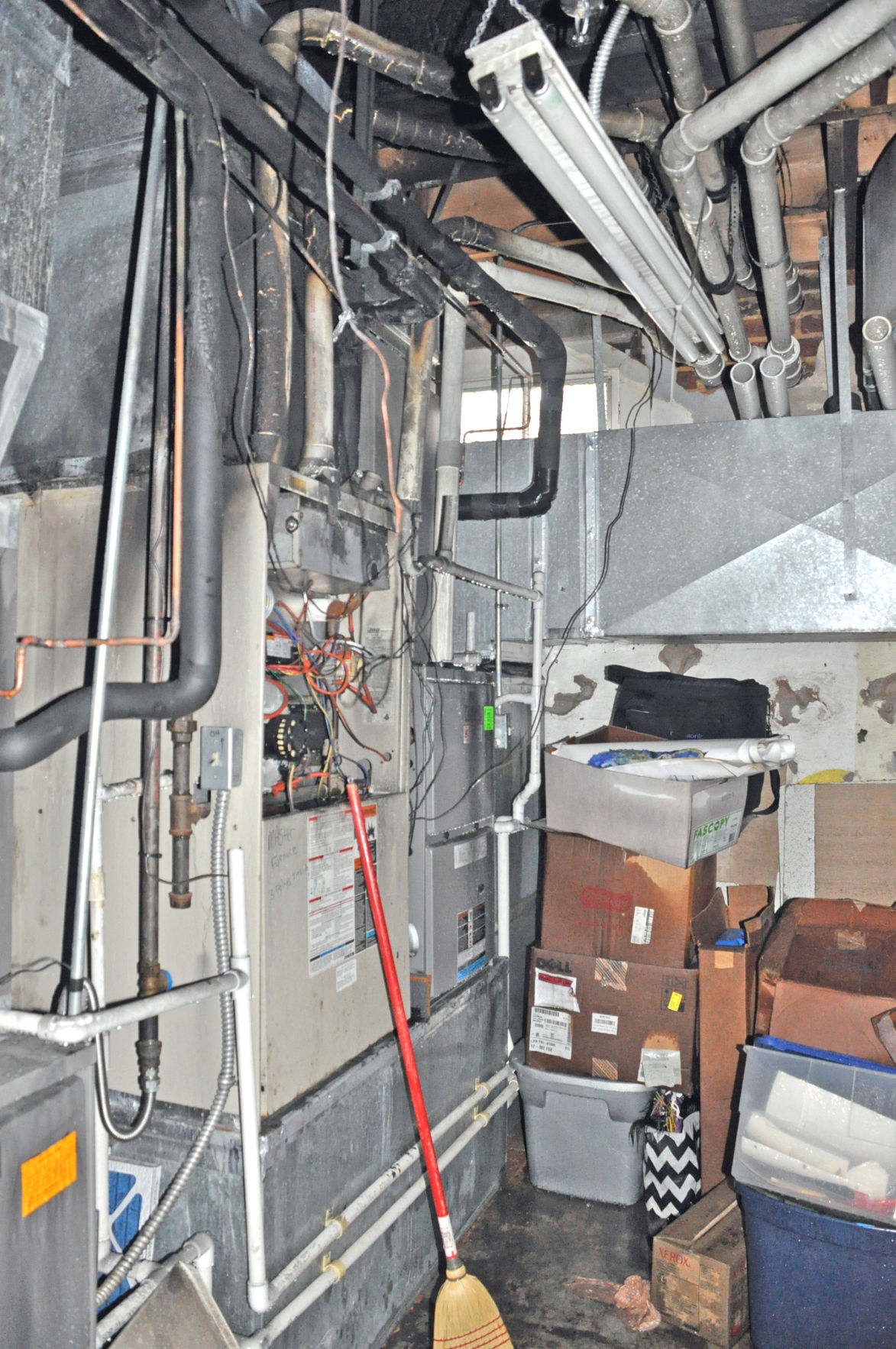 Small fire at RAAC destroys basement heating unit | News ...