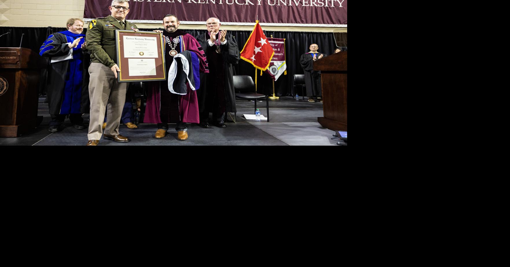 Four-Star Gen. Rainey receives honorary doctorate during EKU Spring ...
