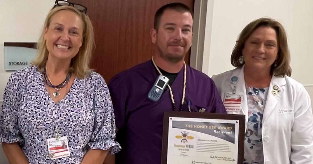 Bill Gallagher wins Baptist Health Richmond's Honey BEE award ...