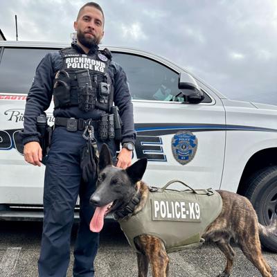Richmond Police Department's K9 Ace receives body armor | News ...