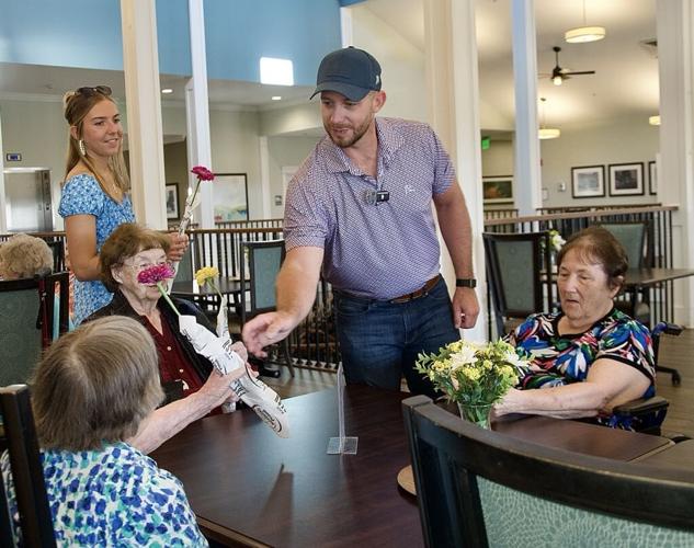 Commissioner Shell delivers Flowers and Smiles to Dominion Senior ...