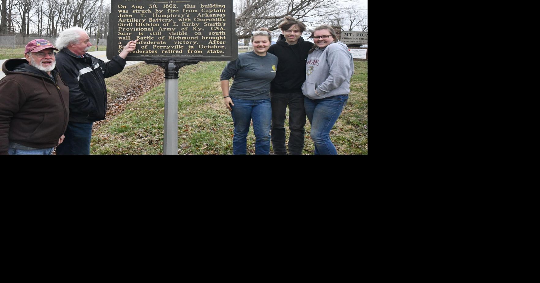 Ignite Academy students repair broken historical marker | News ...