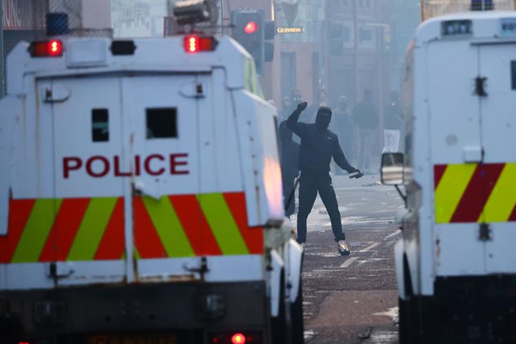 Photos show the aftermath of anti-immigration protests in Northern ...