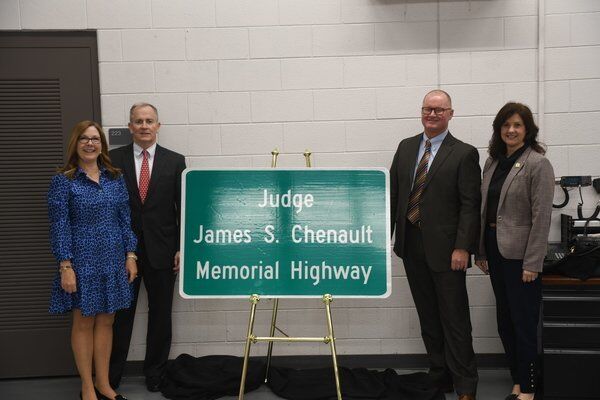 Road Sign honoring Judge James S. Chenault revealed in ceremony ...