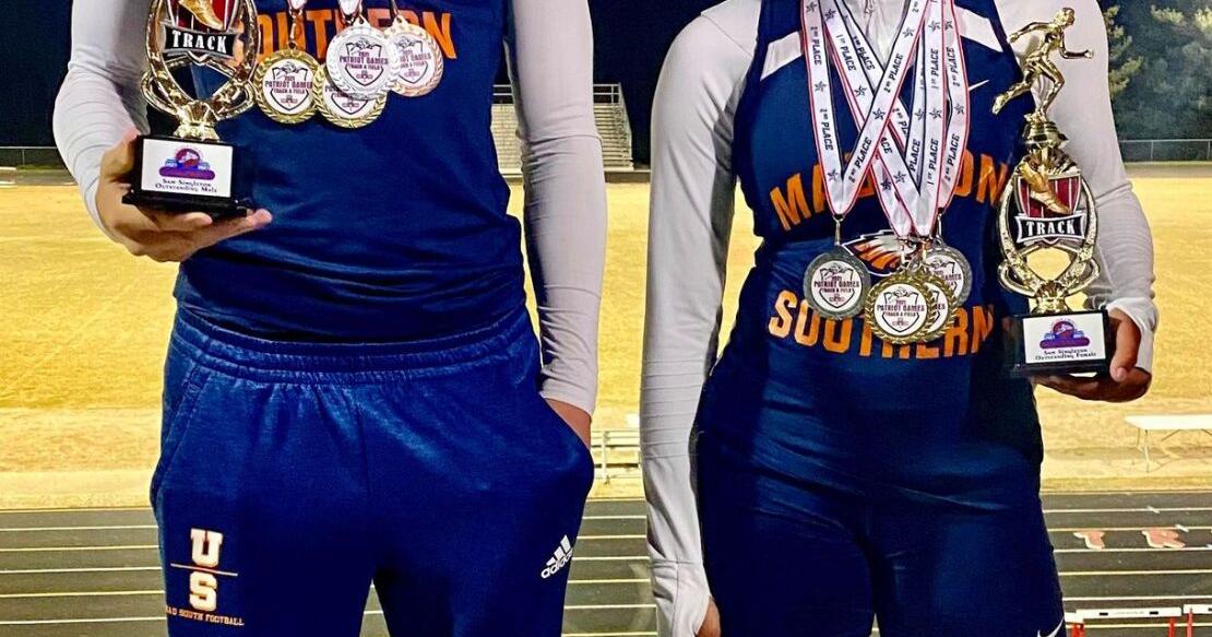 HIGH SCHOOL TRACK: Carson, Wright shine at Patriot Games | Sports ...