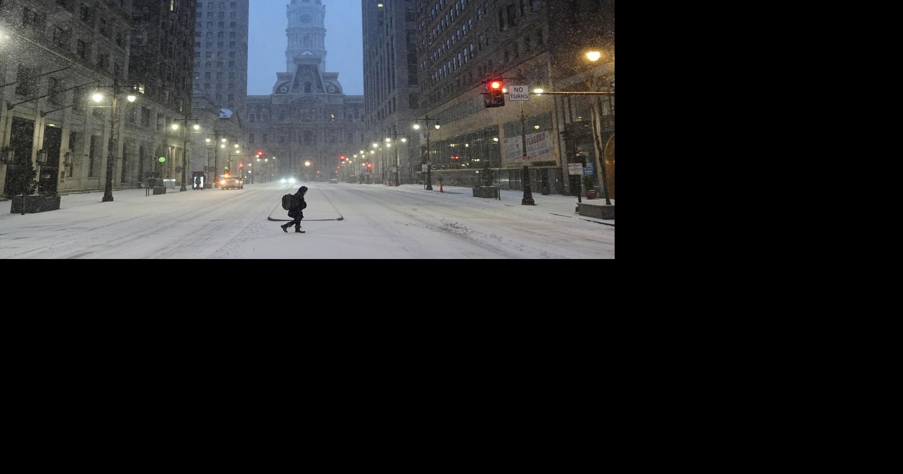 Massive winter storm dumps sleet, freezing rain and snow around much of ...