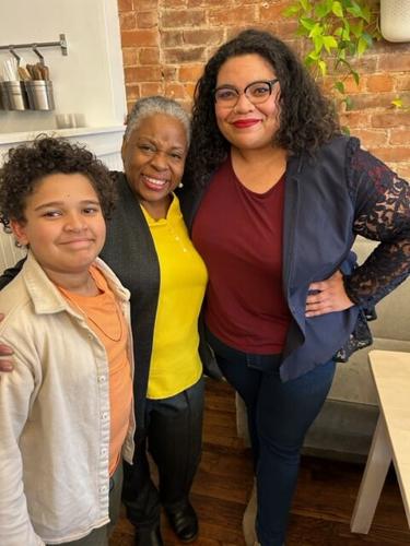 Colonel Pamela Stevenson meets prospective voters at Berea's Nightjar ...