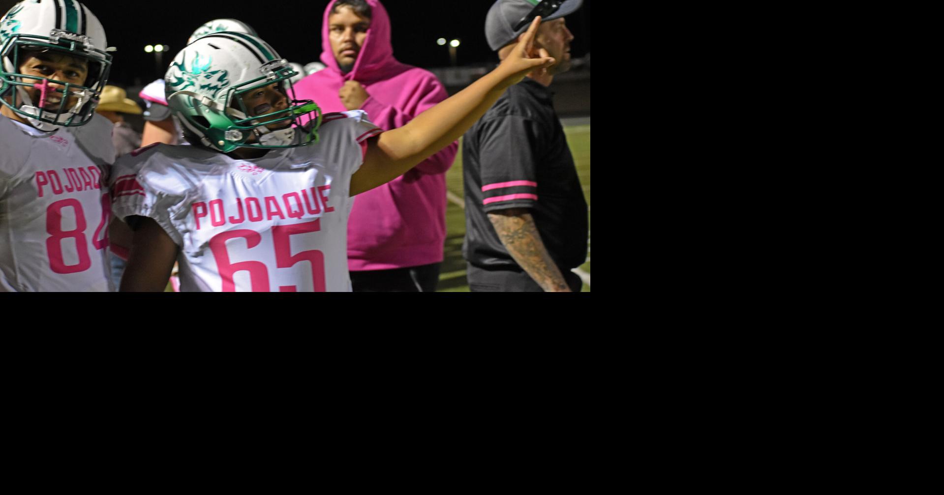 Pojoaque Football Raises Awareness for Breast Cancer with Pink Jerseys ...