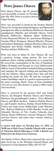 Obituaries 6/13/24 | Obituaries | riograndesun.com
