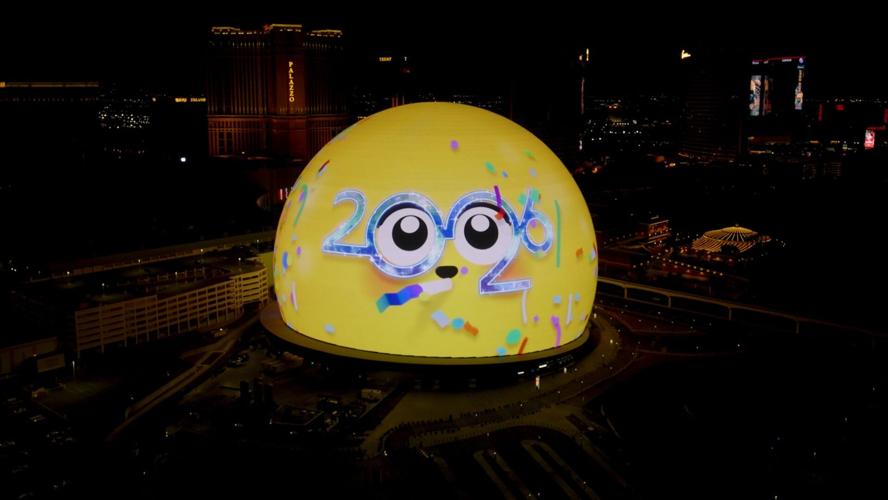LAS VEGAS RINGS IN 2026 WITH EXOSPHERE COUNTDOWN, FIREWORKS, AND FIRST ...