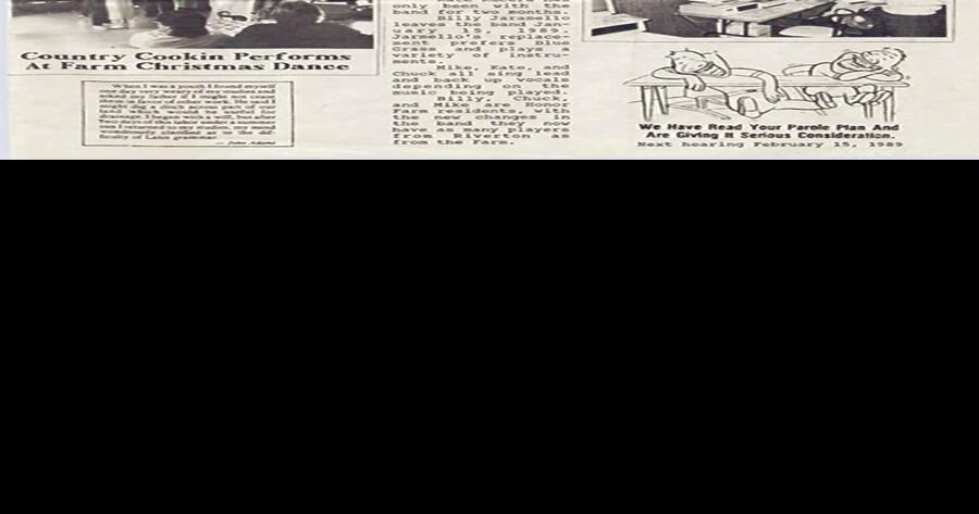 The Prison Papers | | rivertonranger.com