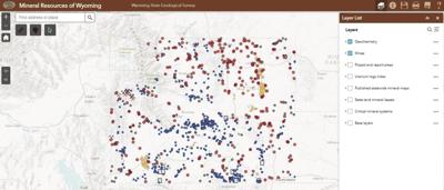 WSGS debuts mineral map | News | rivertonranger.com