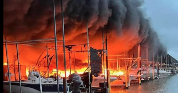 UPDATE: Monday night fire damages boats, portion of Chandler's Marina ...