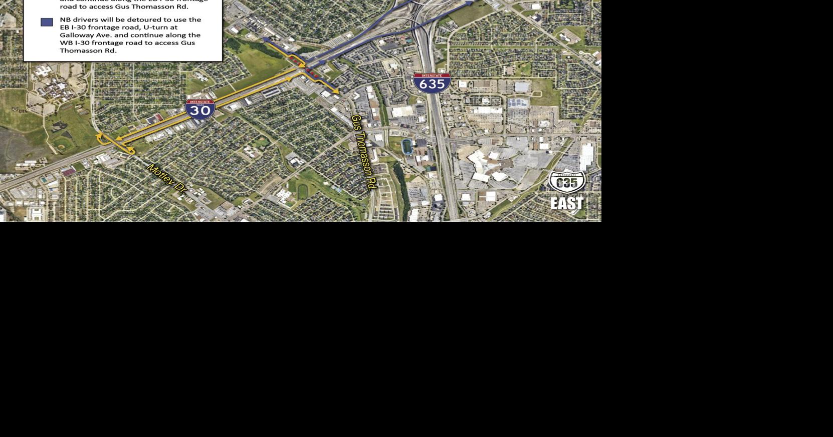 Closure planned at exit of busy intersection along Interstate 30 | News ...