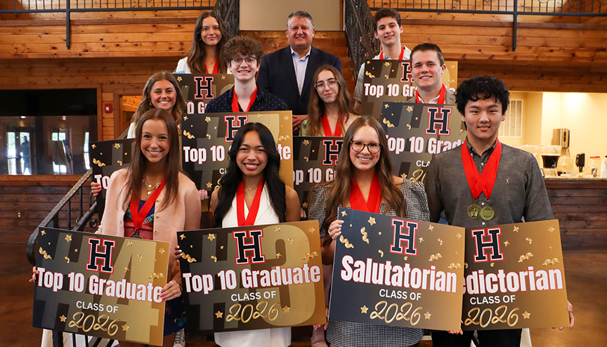Rockwall-Heath High School celebrates Class of 2026 top 10 grads ...