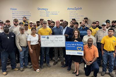 Atmos Energy donates $10,000 to YMCA’s Angel Camp program | Lifestyles ...