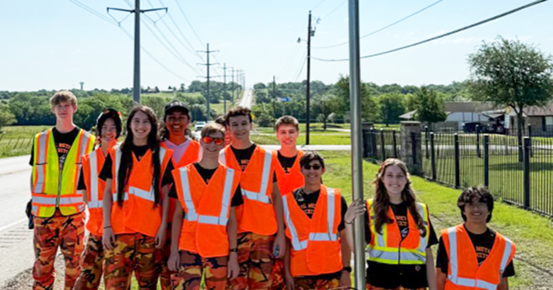 RHS robotics team Full Metal Jackets adopts stretch of SH 66 ...