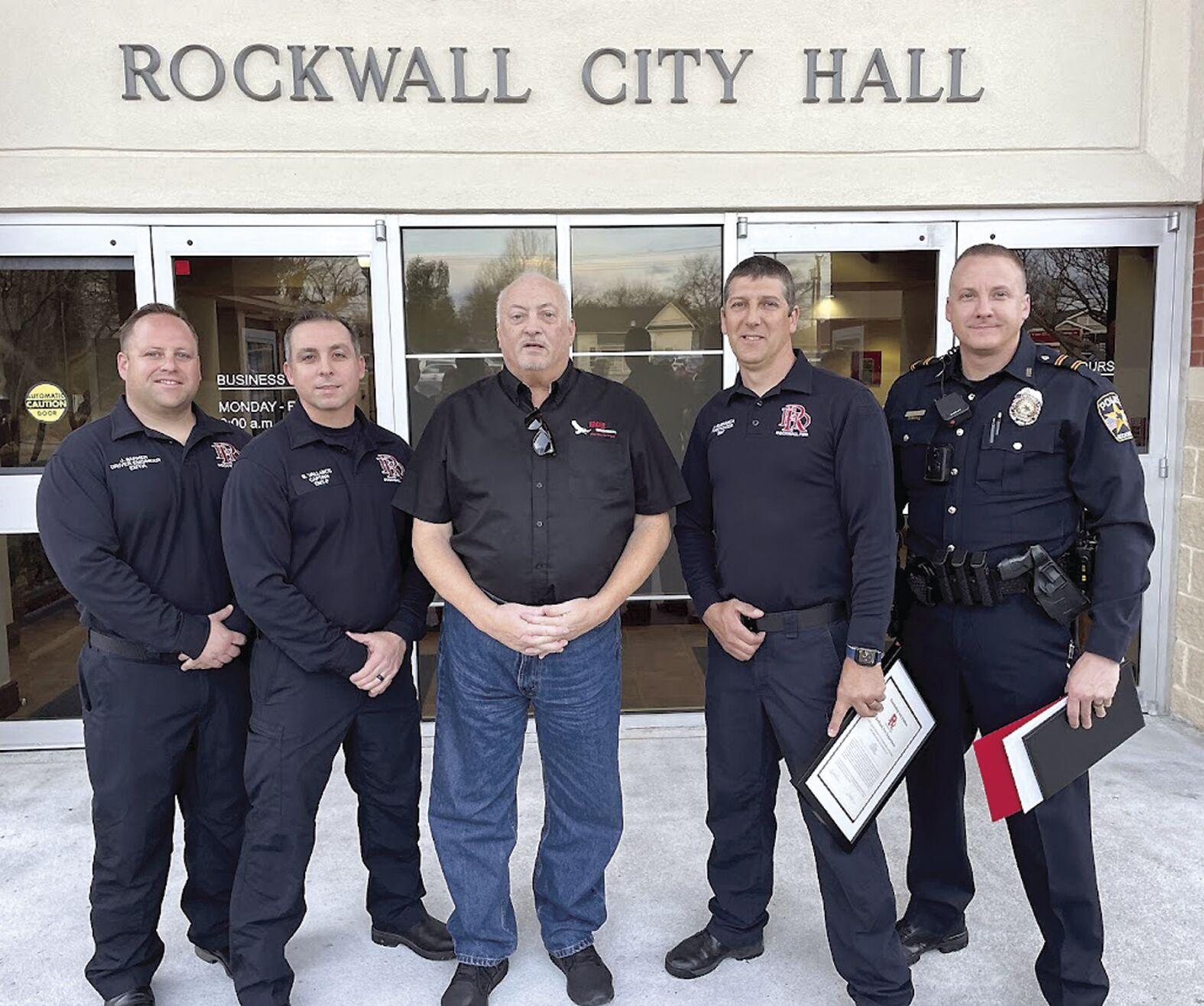 Firefighters, police officer honored for life saving efforts | News ...