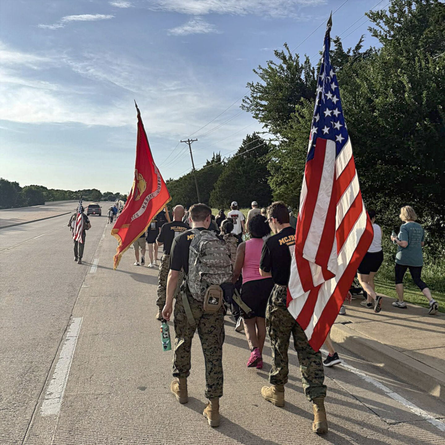 Annual veterans awareness march Carry the Load makes stop in Rockwall ...