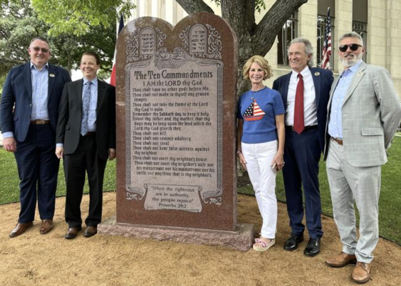 County leaders reject call for removal of Ten Commandments monument ...