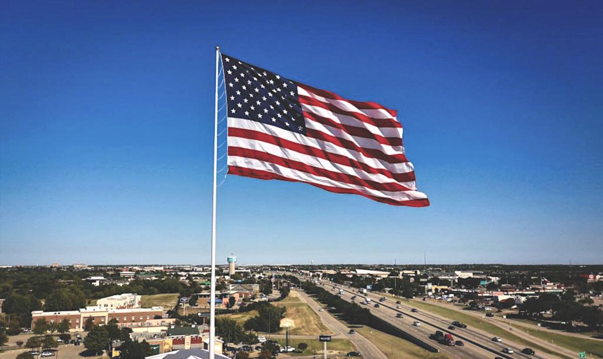 Rockwall's massive 4,000-square-foot flag to be replaced after damage ...
