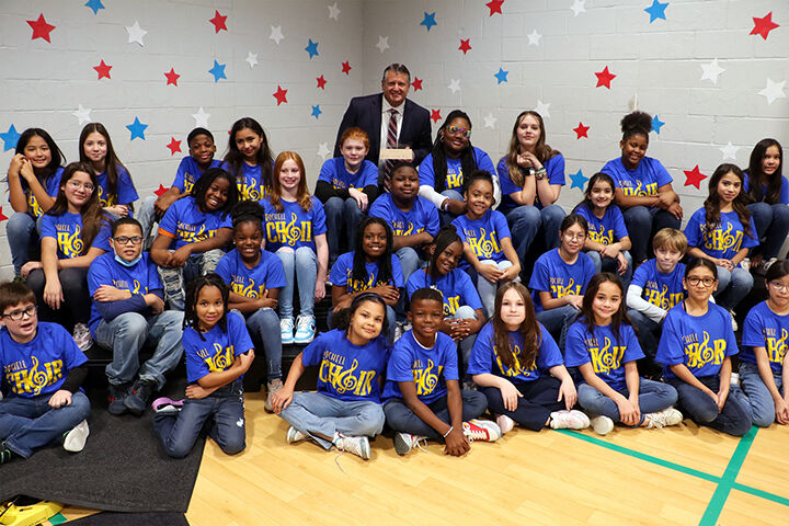 RISD celebrates Rochell Elementary with beam signing | Lifestyles ...