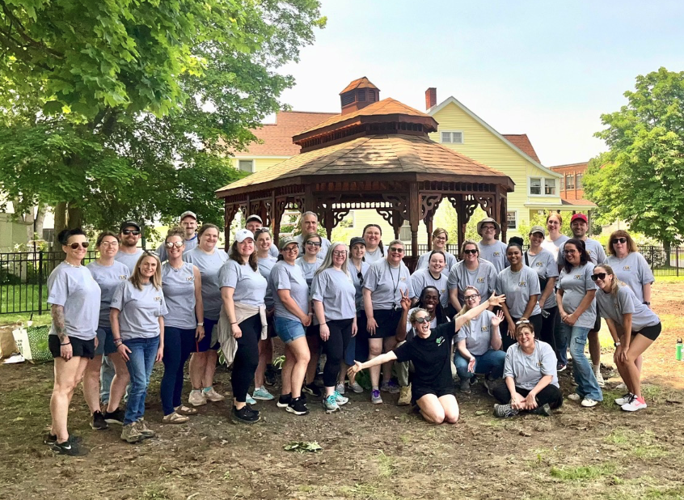 LMV Class of 2025 revitalizes community garden at Utica Public Library ...