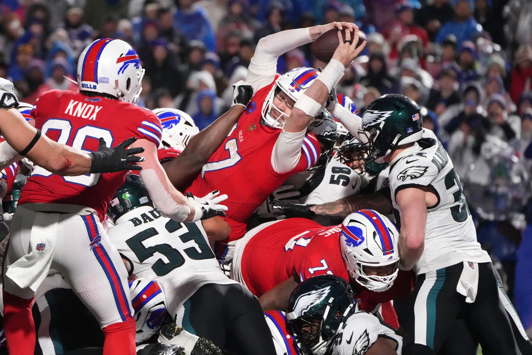 Eagles hang on to beat Bills when Josh Allen misses an open Khalil ...