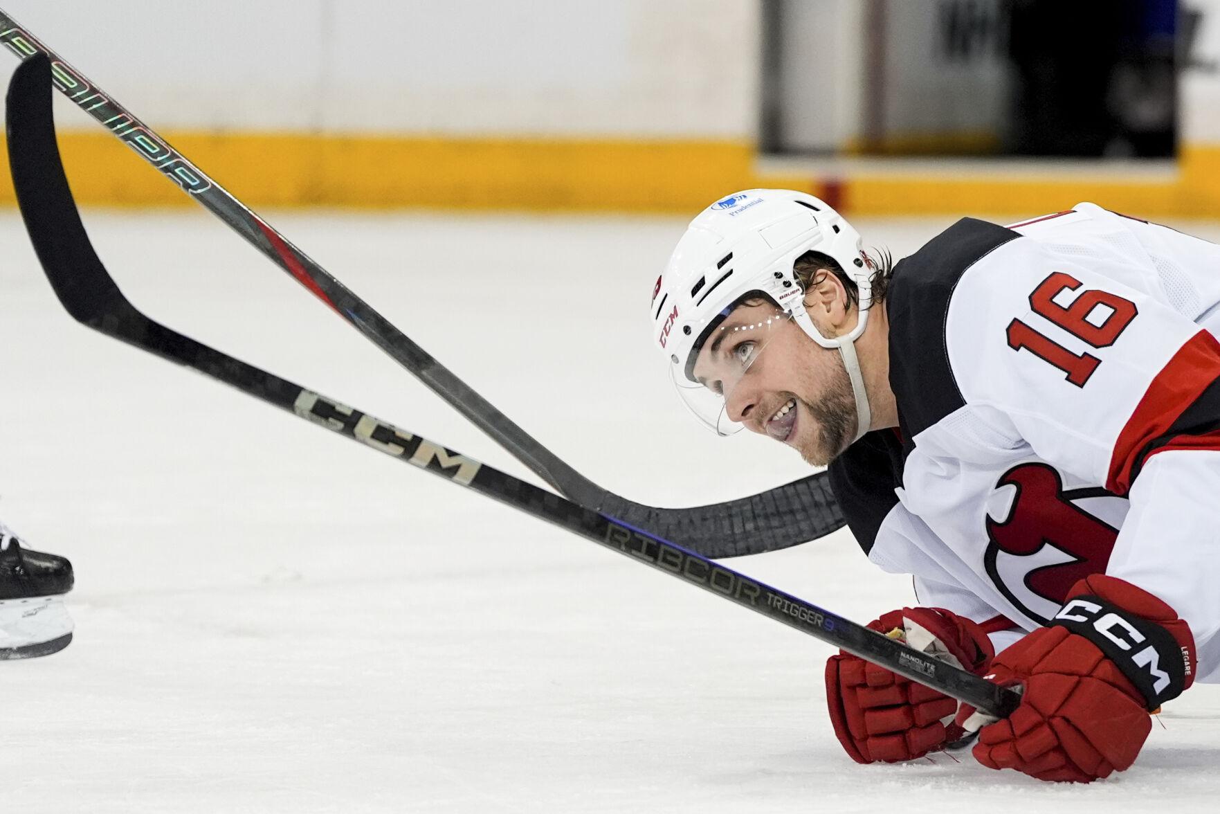 Nathan Légaré's NHL debut a positive moment for Utica Comets | Sports ...