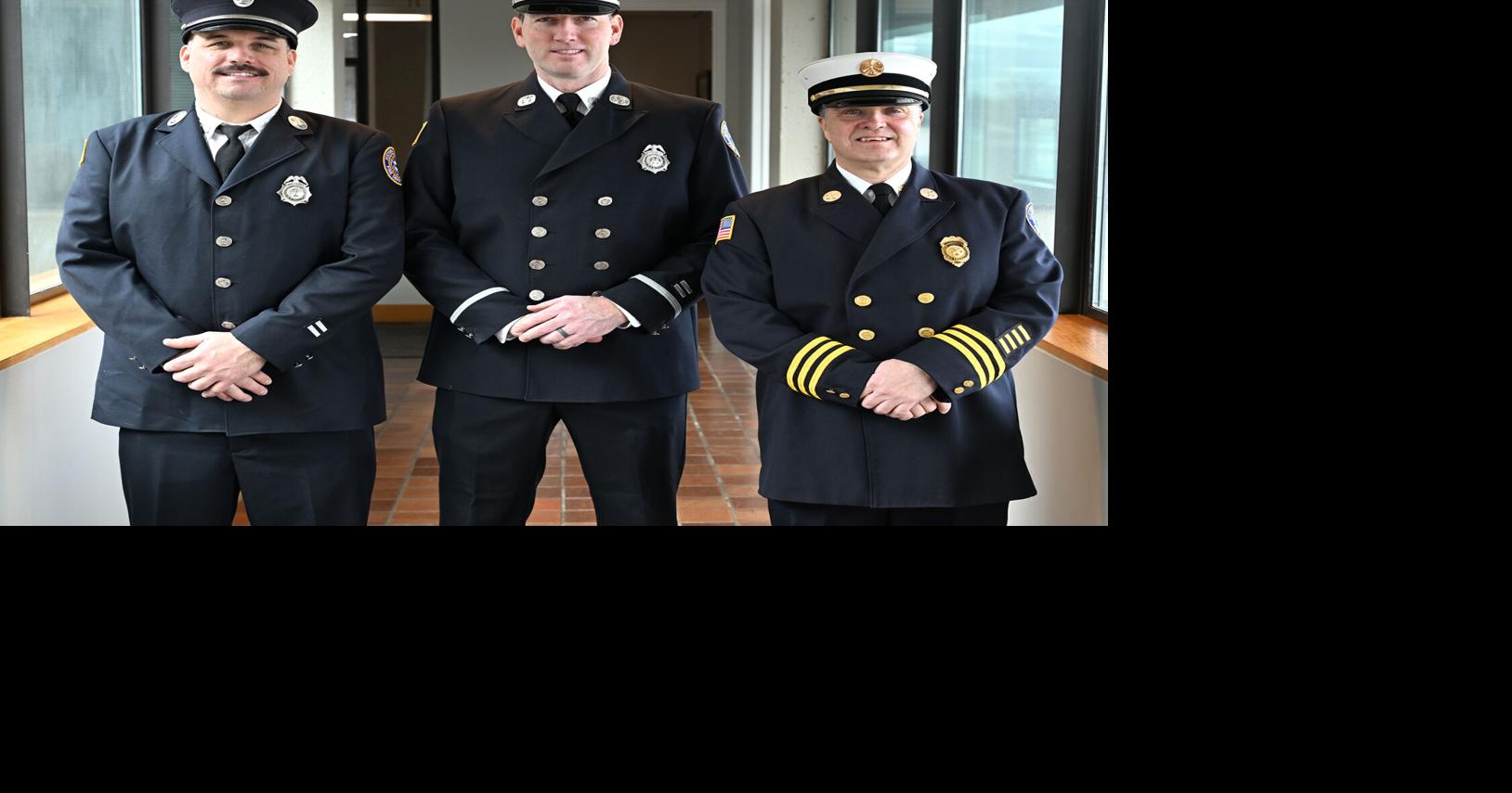 Three Rome firefighters promoted up the ranks at City Hall ceremony ...