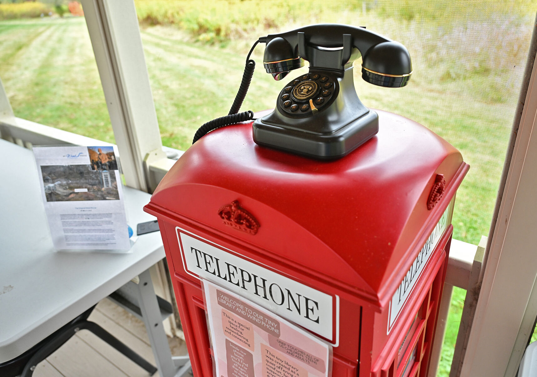 Wind phone offers grief support at New Hartford Hospice | News ...