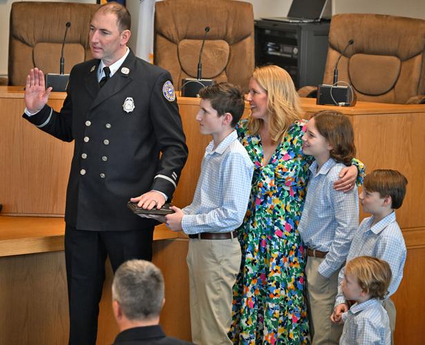 Three Rome firefighters promoted up the ranks at City Hall ceremony ...