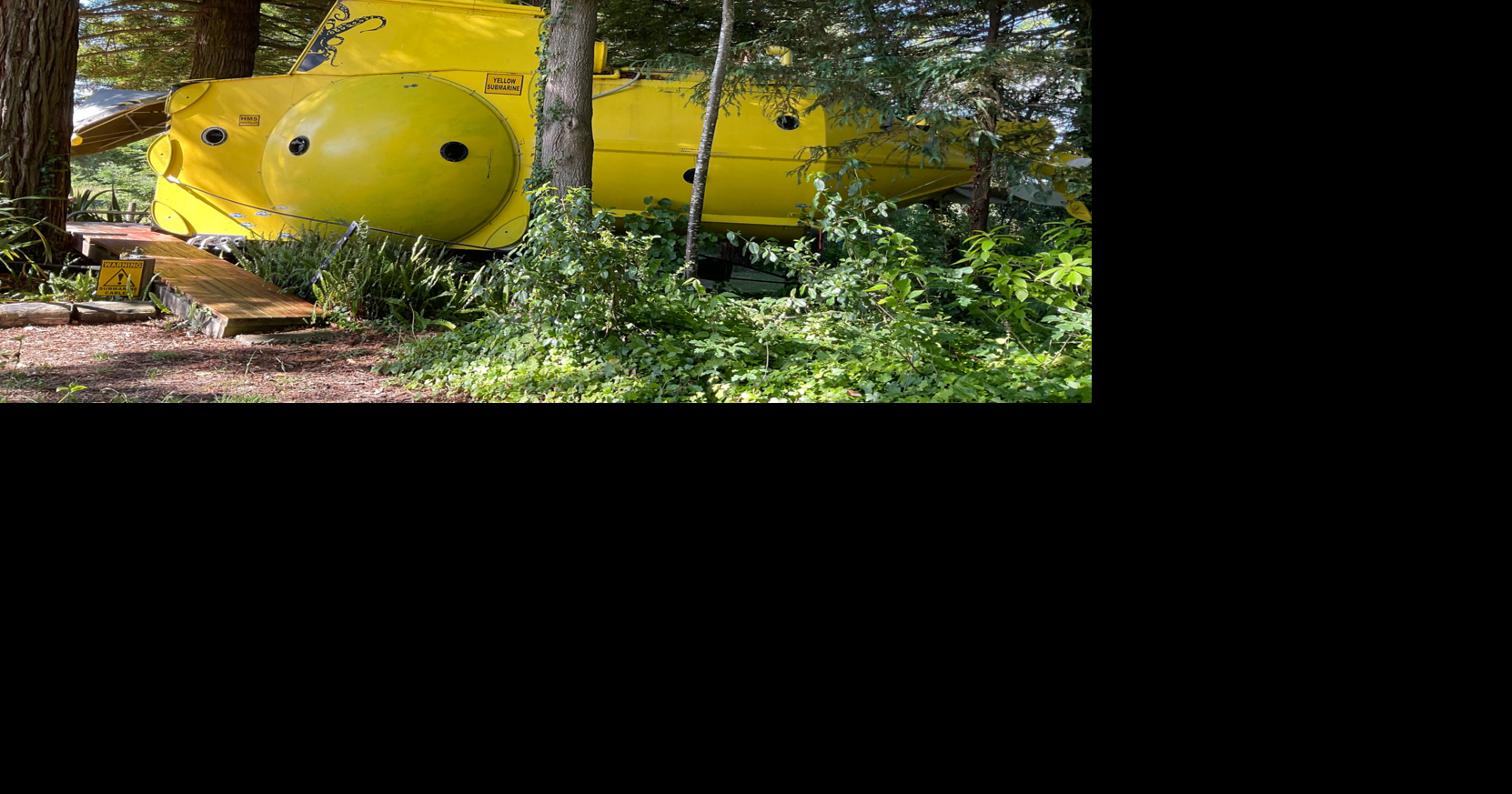 Couple builds Beatles-themed yellow submarine Airbnb | News ...