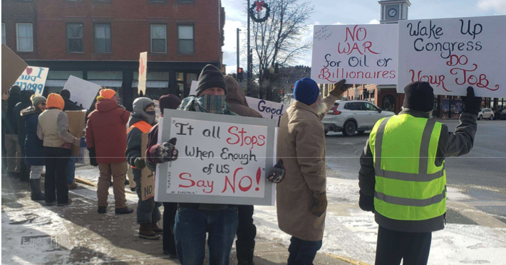 Dozens attend rally amid snow, cold in Hamilton | News | romesentinel.com