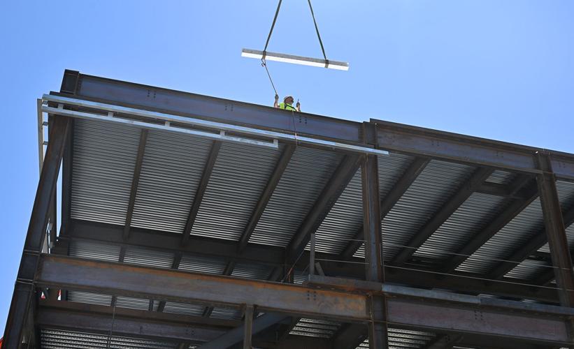 Ceremonial beam placed atop Rome Health construction | Entertainment ...