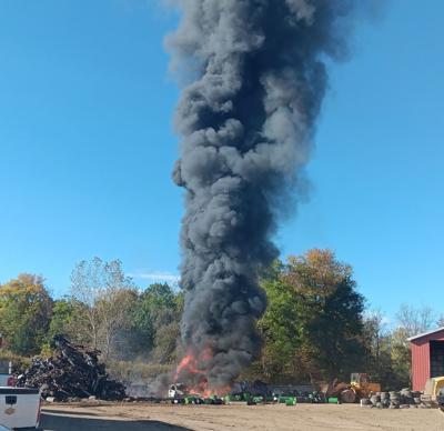 Fire breaks out at Mohawk Valley Recycling in Herkimer | News ...