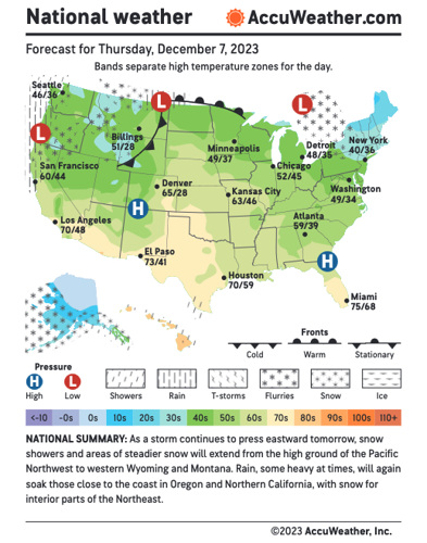 Weather Map US (Color) 1207 | | romesentinel.com