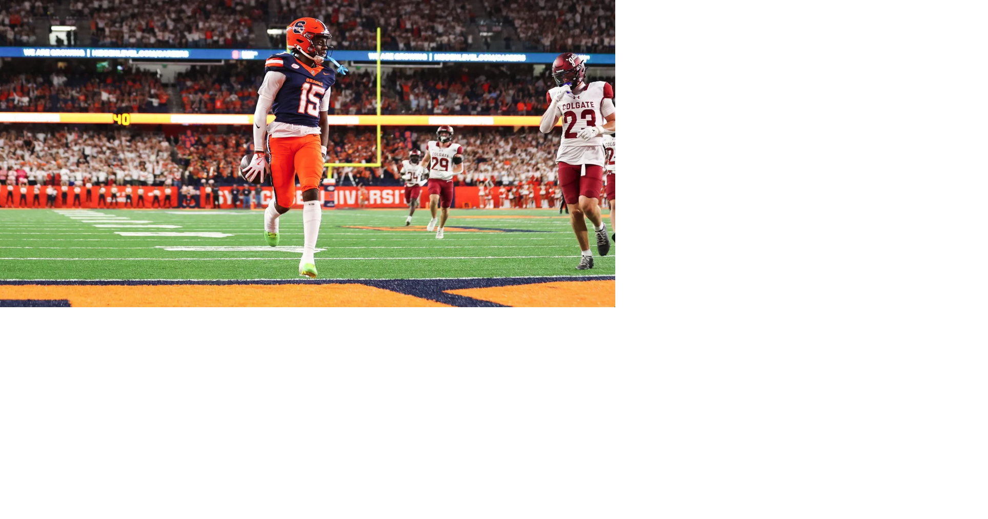 Syracuse's Darell Gill Jr. named ACC Receiver of the Week | Sports ...
