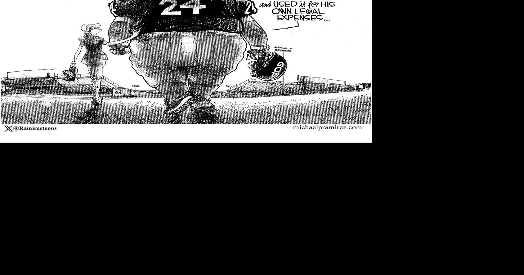 Political cartoon — Ramirez The Blindsided | | romesentinel.com