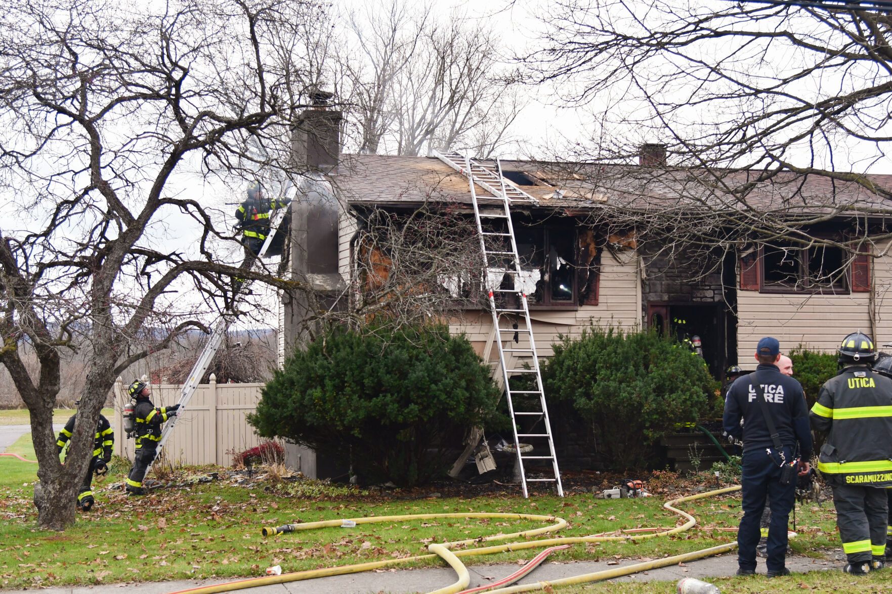 Fire causes heavy damage to Utica home on Herkimer Road | News ...