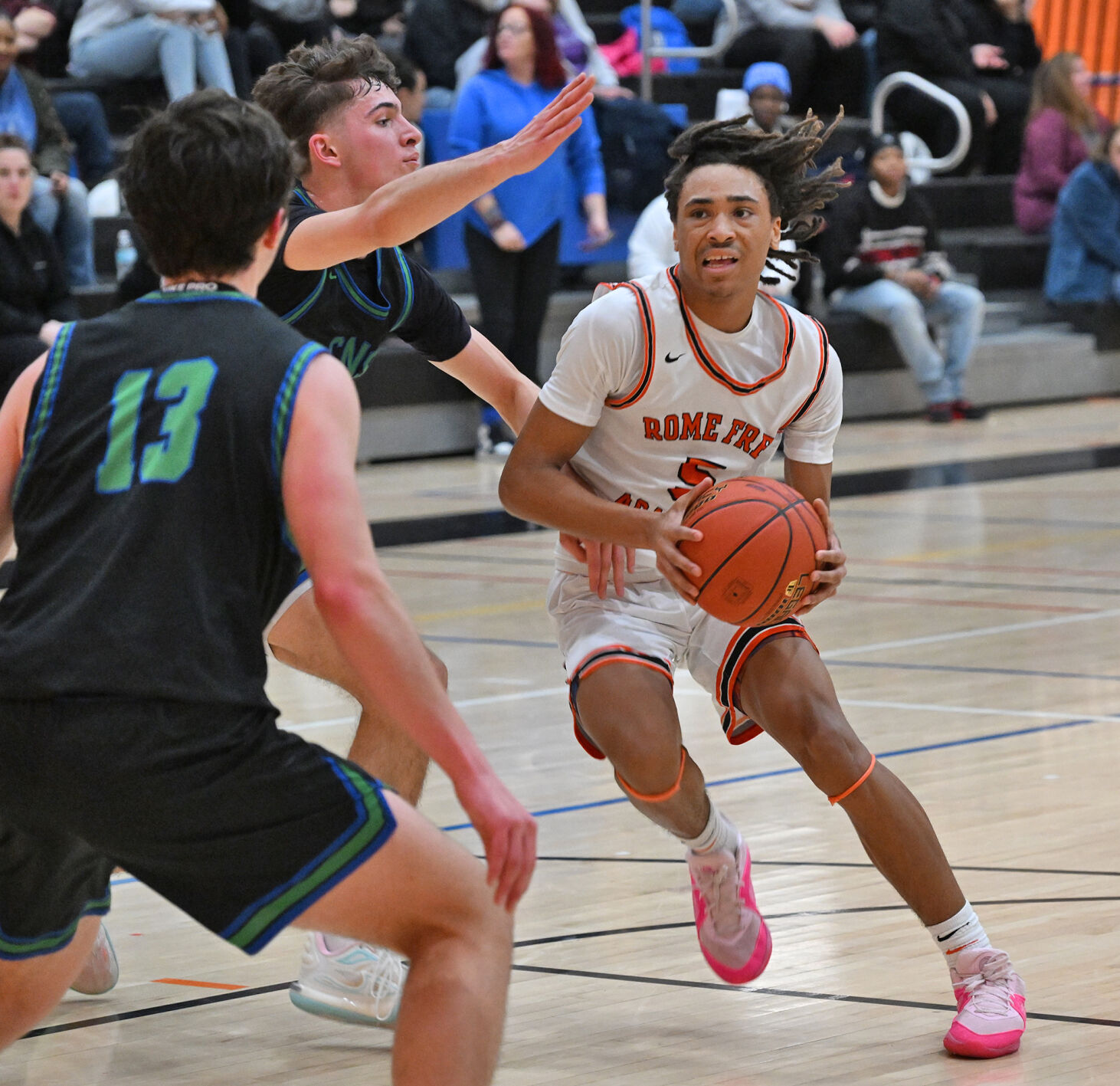 RFA boys basketball topples CNS in a game of state ranked teams in 14 ...