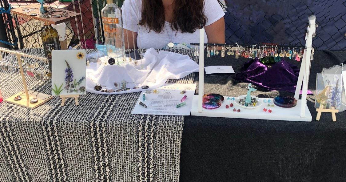 Epoxy artist creates unique pressed flower jewelry in Remsen | Culture ...