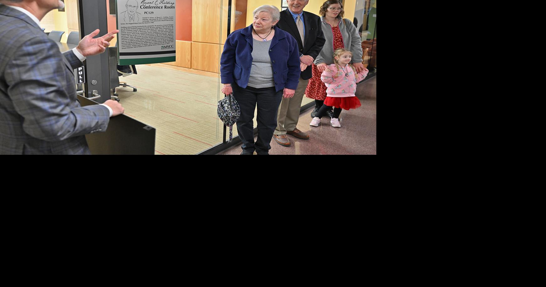 Russel C. Fielding Conference Room unveiled at MVCC Rome campus ...