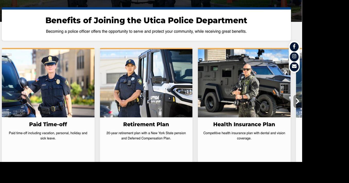 Utica Police Department creates website dedicated to recruitment ...