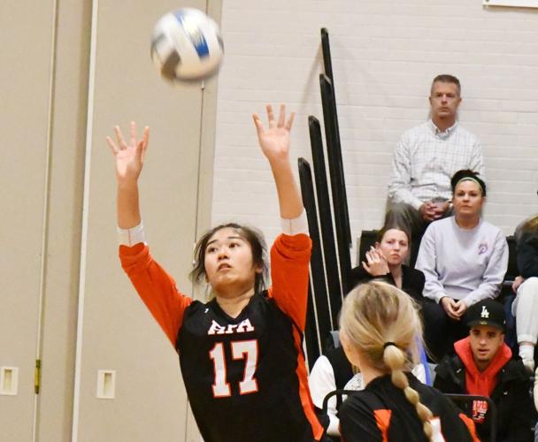 In a matchup of one-loss volleyball teams, RFA sweeps past Camden ...