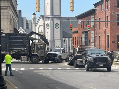 Crash, spill close streets in Utica Tuesday afternoon | News ...